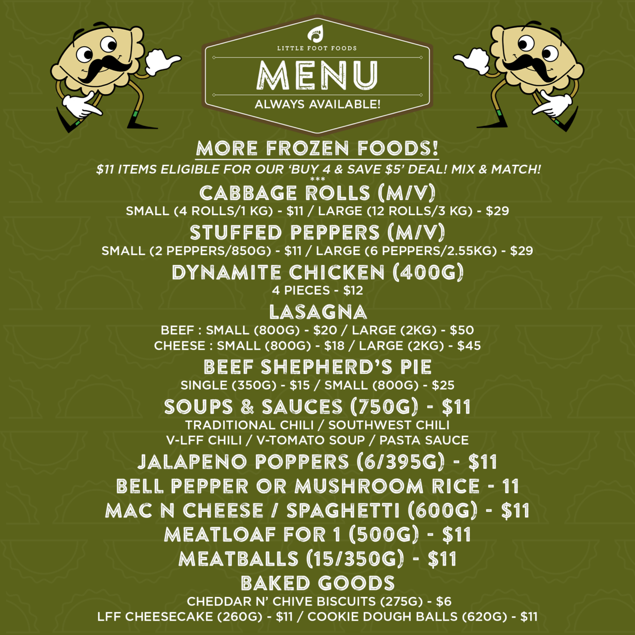 Ordering - Little Foot Foods